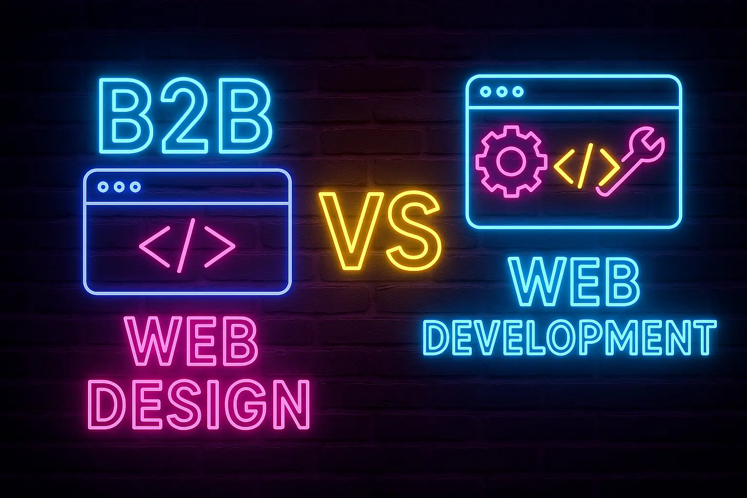 B2B Web Design vs Web Development: Understanding the Key Differences